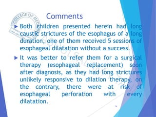 Caustic Esophageal Strictures.pdf