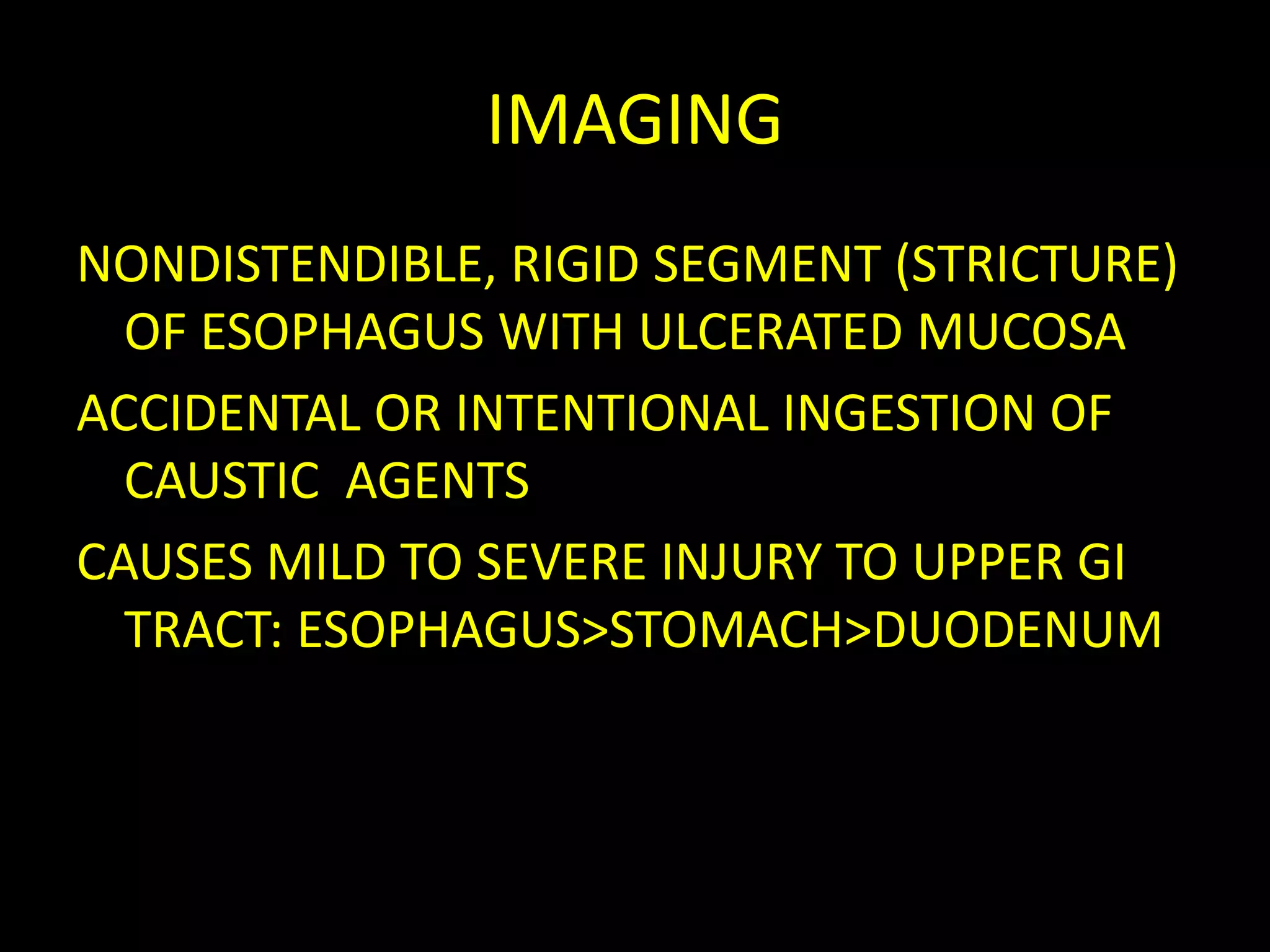 Caustic esophagitis | PPTX