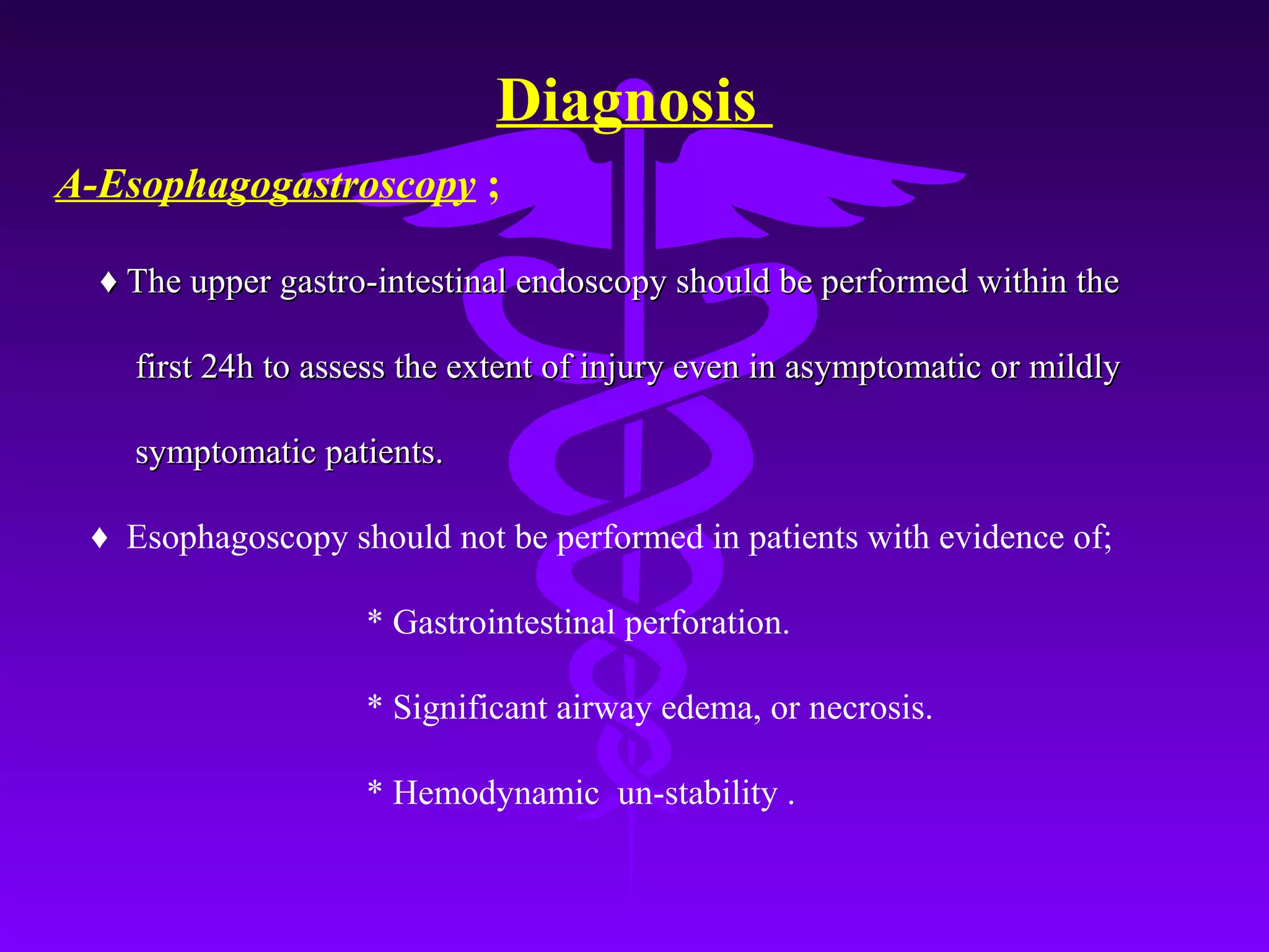 Caustic injury | PPT