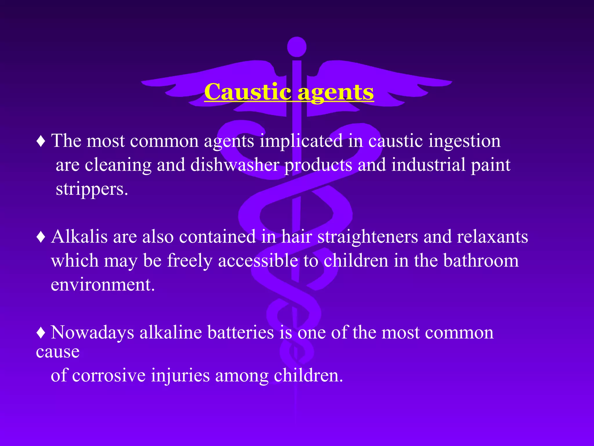 Caustic injury | PPT