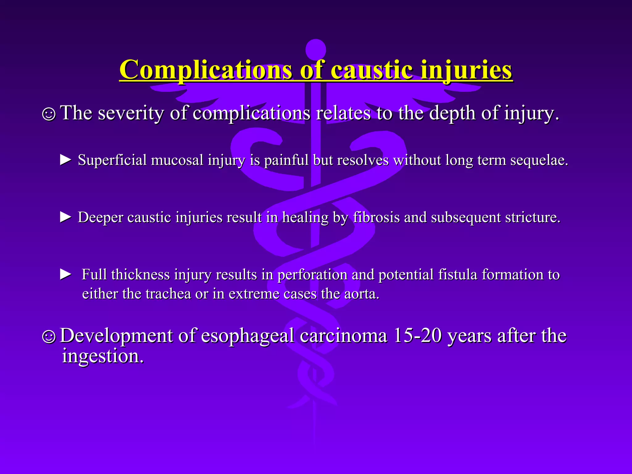 Caustic injury | PPT