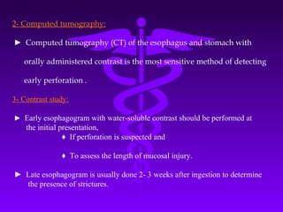 Caustic injury | PPT