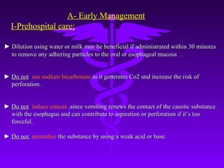 Caustic injury | PPT