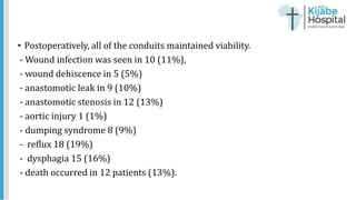 Caustic Injury and Esophageal Replacement.pptx