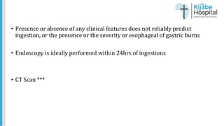 Caustic Injury and Esophageal Replacement.pptx