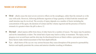 Caustics - Alkali | PPTX