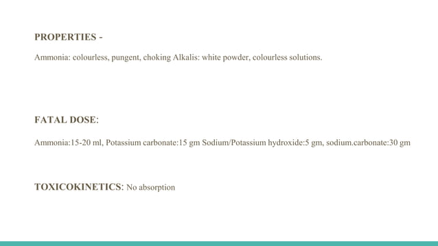 Caustics - Alkali | PPTX