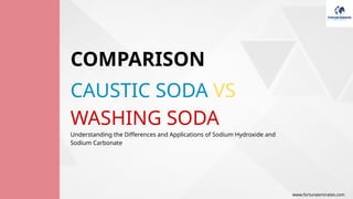 Caustic Soda vs Washing Soda: Key Differences, and Applications | PPTX