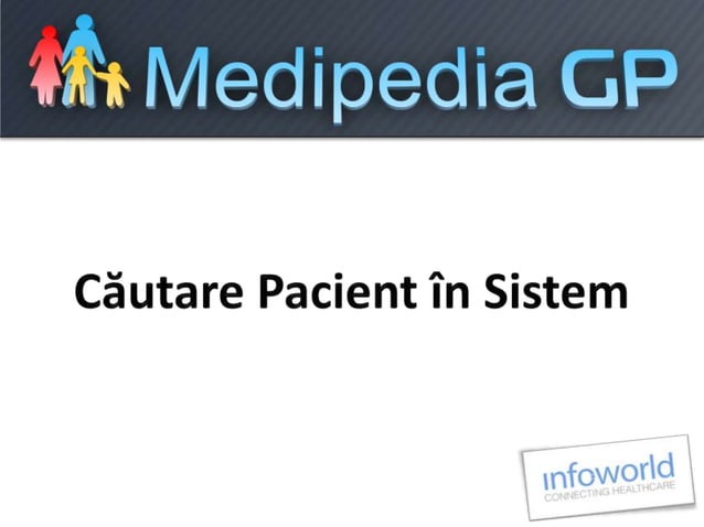 Cautare pacient în sistem | PPTX