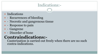 Cauterization | PPTX