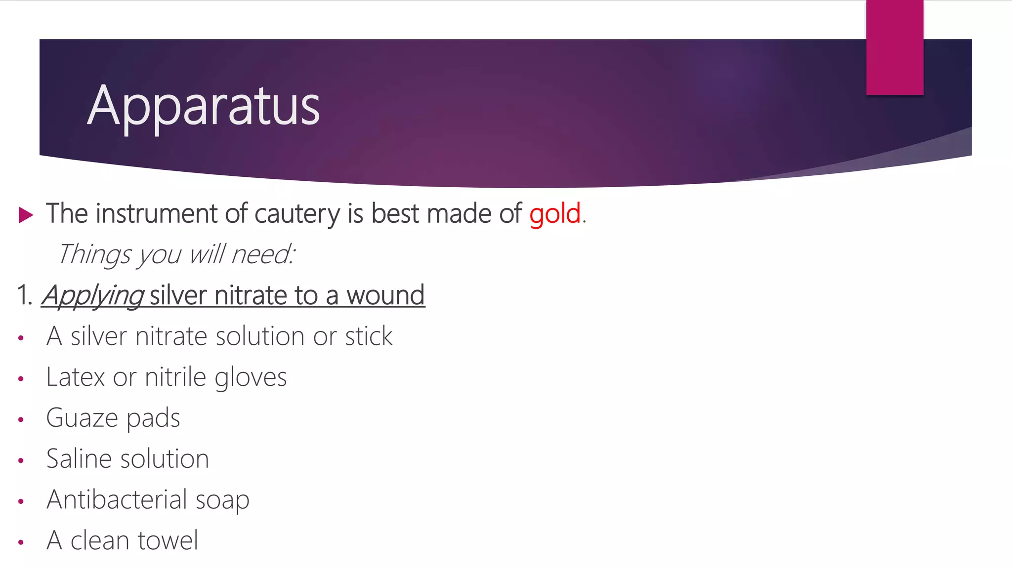 Cauterization | PPTX