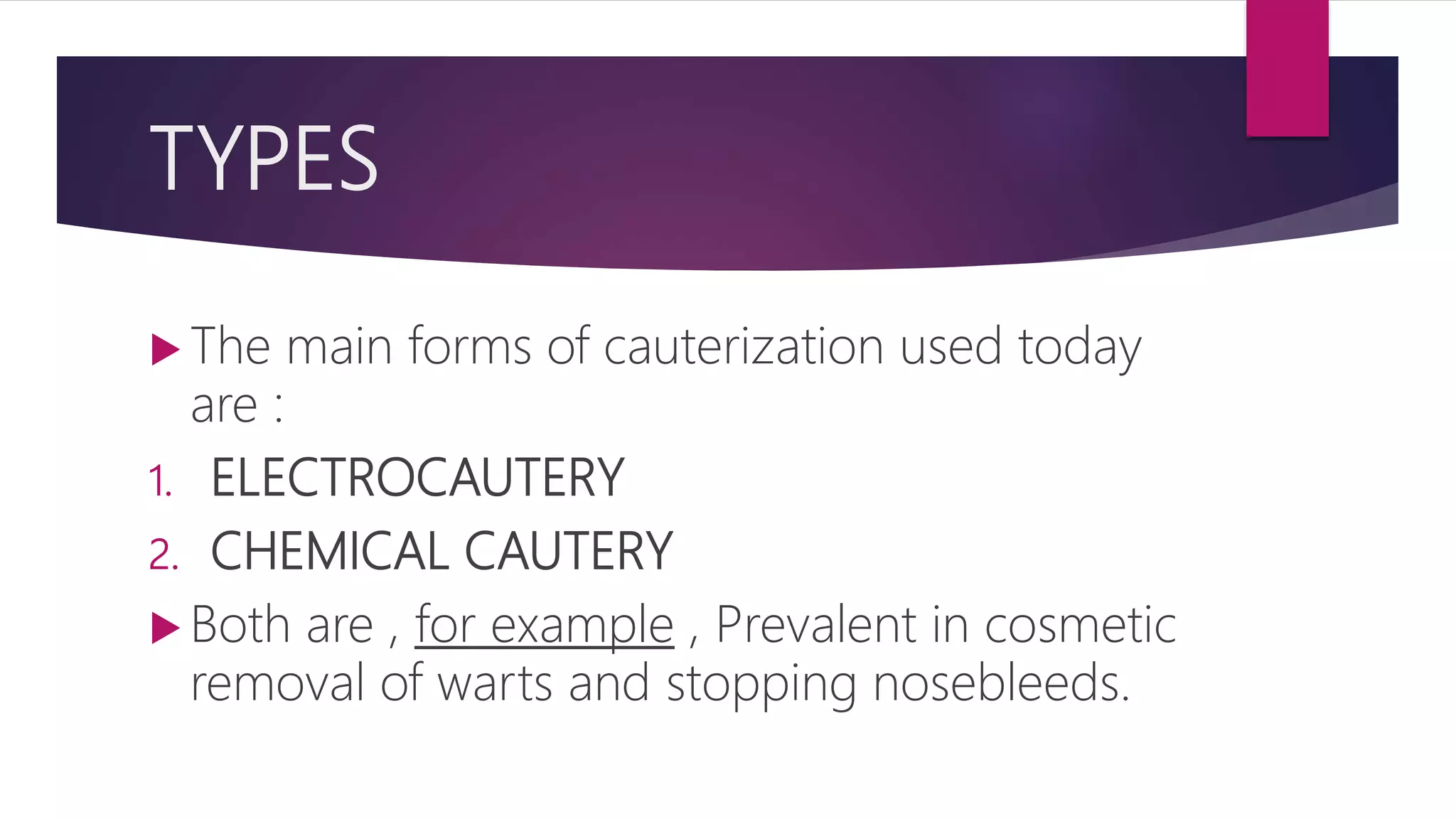 Cauterization | PPTX