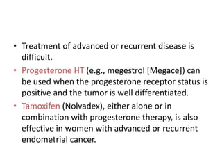 ca uterus cancer in uterus, common female problem | PPT