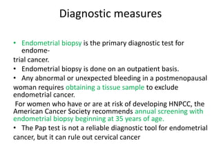 ca uterus cancer in uterus, common female problem | PPT