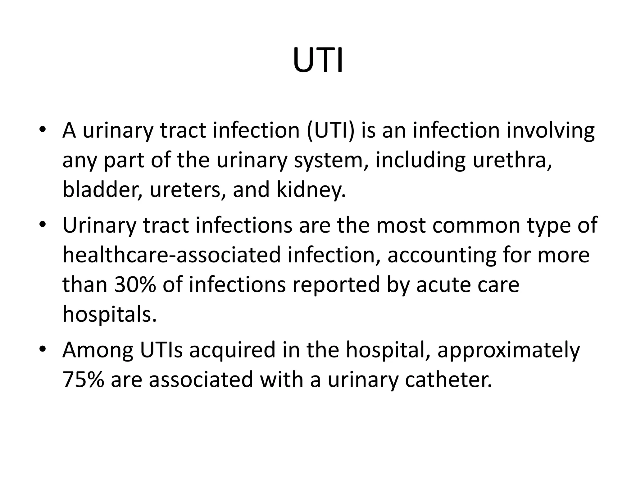 Catheter Associated Urinary Tract Infections (CAUTI) | PPTX