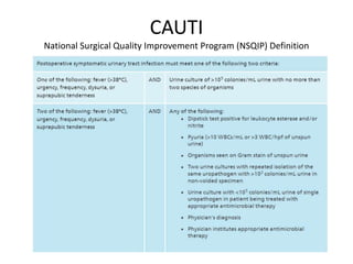 Catheter Associated Urinary Tract Infections (CAUTI) | PPTX