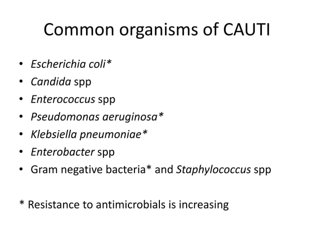 Catheter Associated Urinary Tract Infections (CAUTI) | PPTX