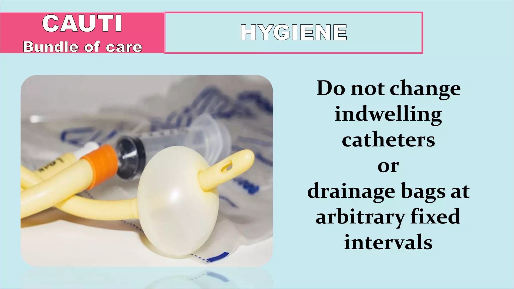 Cauti bundle of care | PPTX