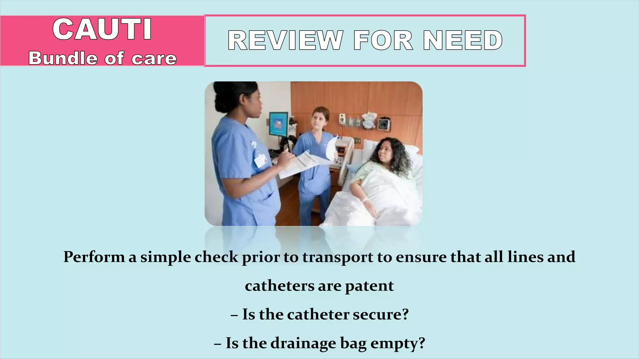 Cauti bundle of care | PPTX