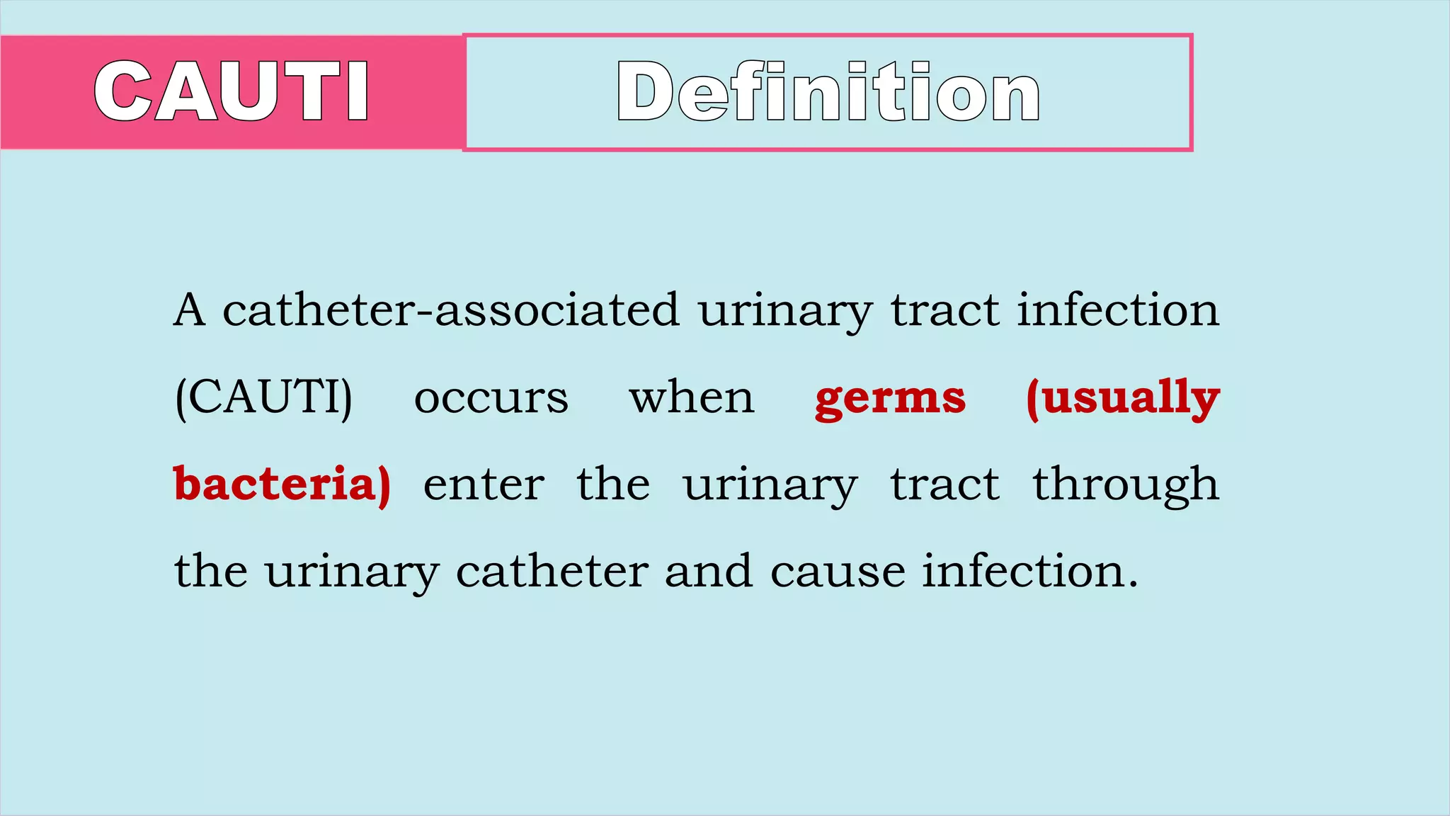 Cauti bundle of care | PPTX