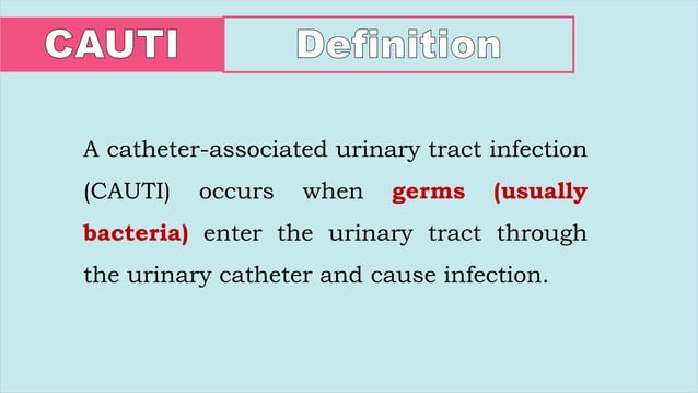 Cauti bundle of care | PPTX