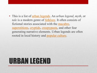 Cautionary tale | PPTX