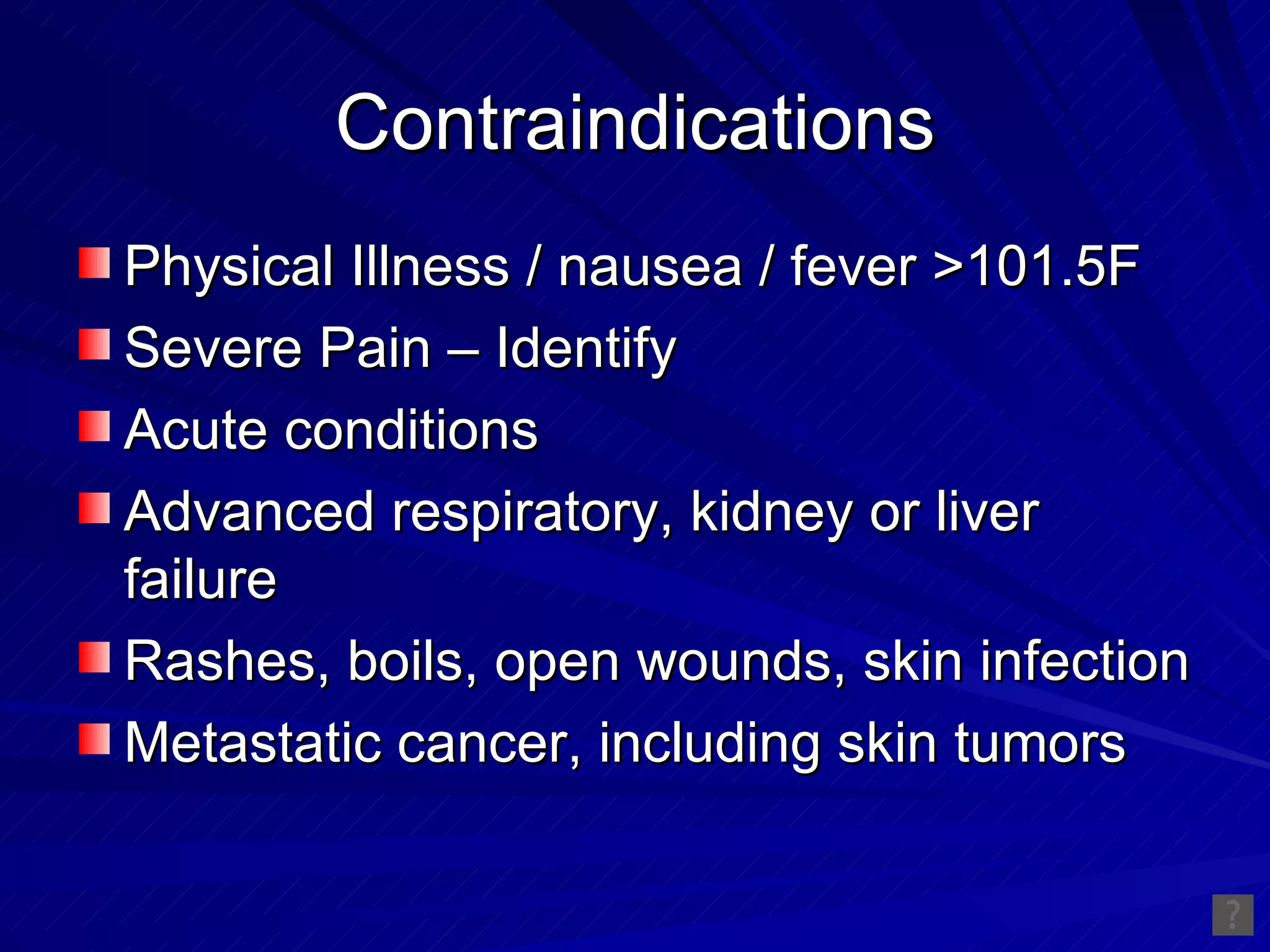 Cautions & contraindications powerpoint voice over version 2 | PPT