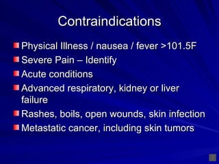 Cautions & contraindications powerpoint voice over version 2 | PPT