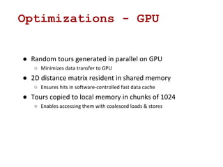 A parallel gpu version of the traveling salesman problem slides | PDF ...