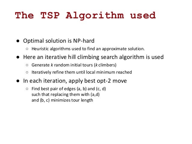 A parallel gpu version of the traveling salesman problem slides