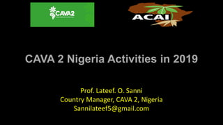 Cava 2 nigeria plan | PDF