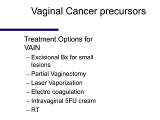 Carcinoma vagina dr.kiran | PPTX