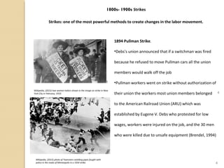 Historical Development of Unions | PPT