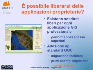 Cavallini - L'importanza del software libero nei sistemi GIS | PDF ...