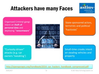 Connected & Autonomous vehicles: cybersecurity on a grand scale v1 | PDF