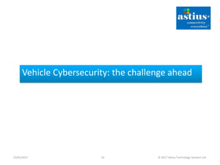 Connected & Autonomous vehicles: cybersecurity on a grand scale v1 | PDF