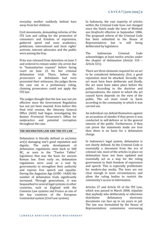 Caveat - VOLUME 01/I, JUNE 2009 - LBH Masyarakat | PDF | Substance Abuse | Diseases and Conditions