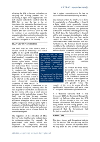 Caveat - VOLUME 04/I, SEPTEMBER 2009 - LBH Masyarakat | PDF
