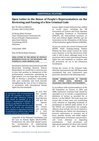 Caveat - VOLUME 06/I, NOVEMBER 2009 - LBH Masyarakat | PDF | Politics