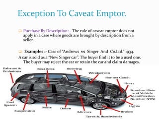 Caveat emptor ppt | PPTX