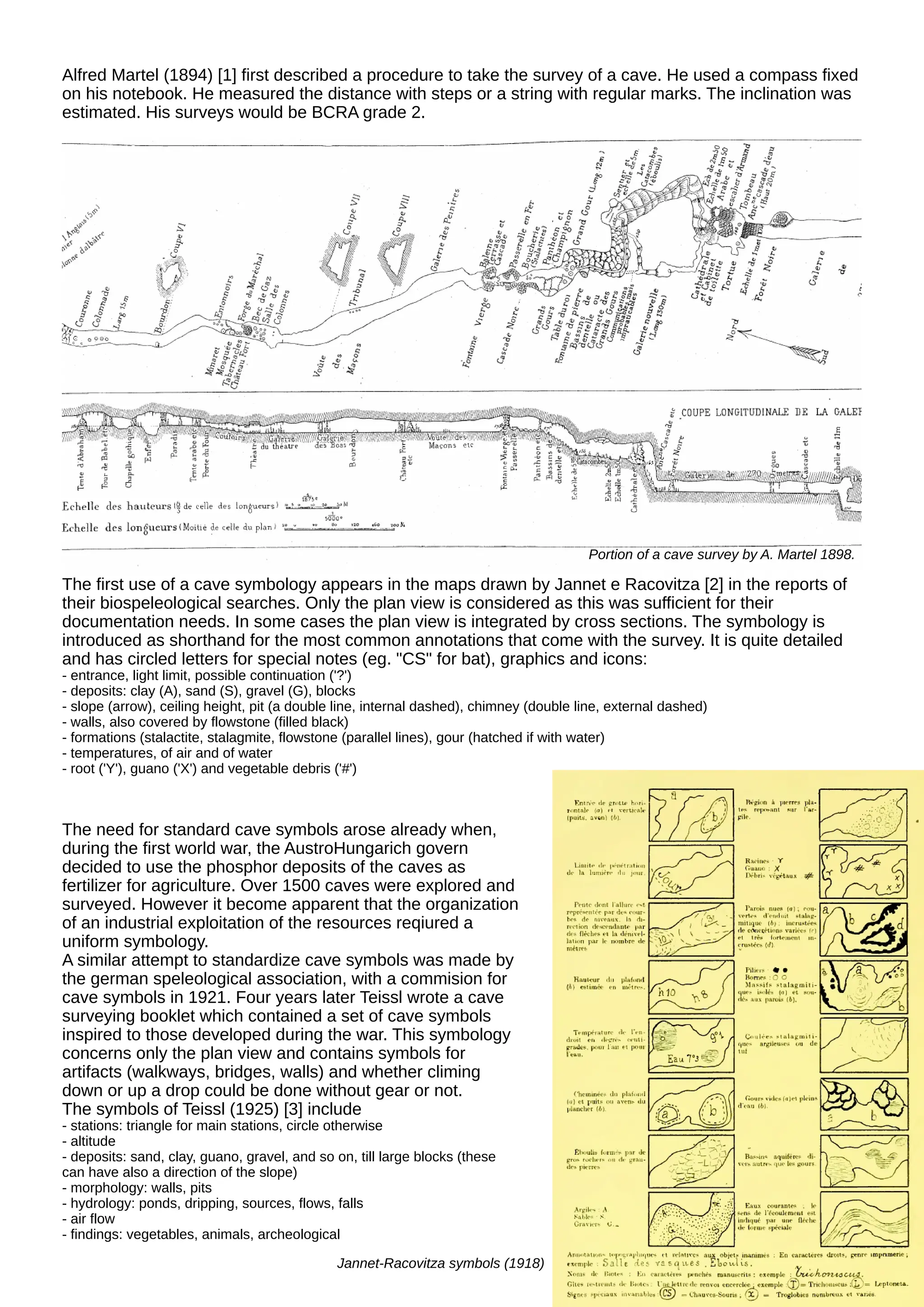 The genesis of Cave Symbols, simplified cave symbols, mapping, and ...