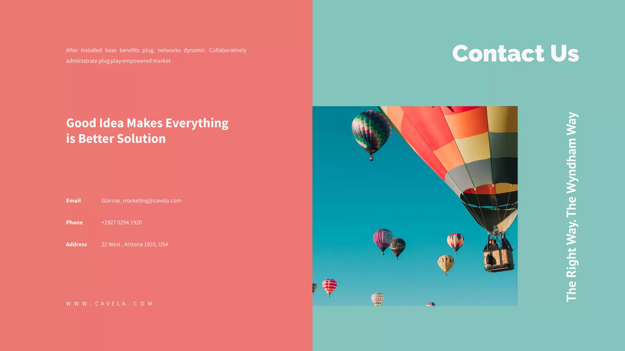 Cavela Presentation : Light Color Version | PPT