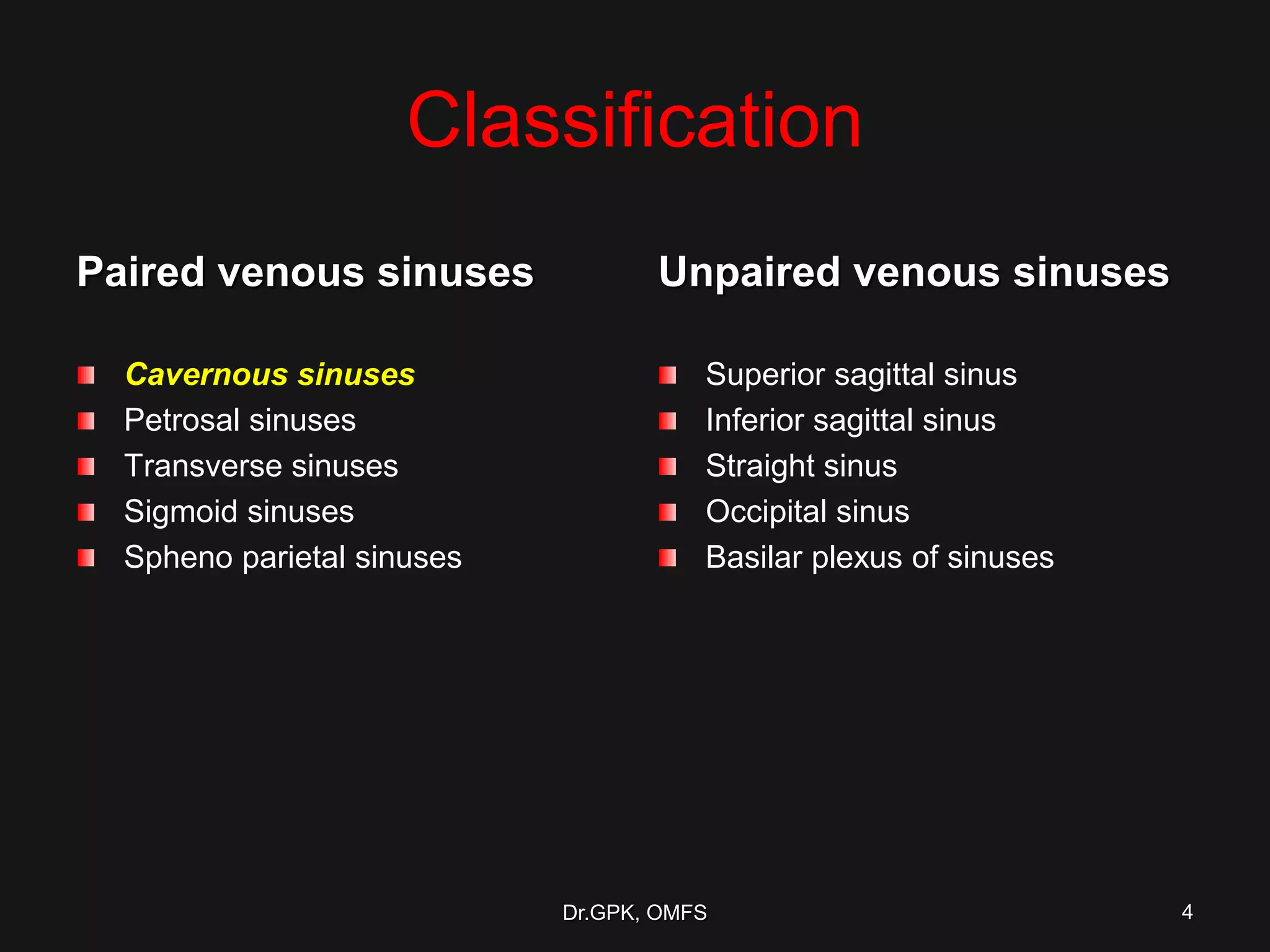 Cavenous sinus thrombosis | PPTX