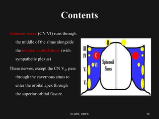 Cavenous sinus thrombosis | PPTX