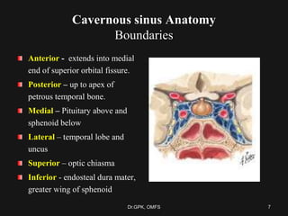 Cavenous sinus thrombosis | PPTX