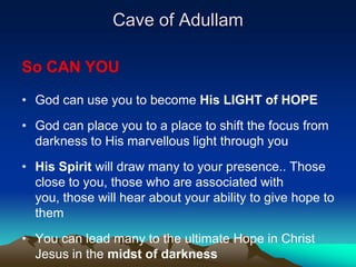 Cave of adullam | PPTX