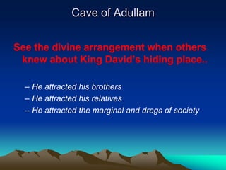 Cave of adullam | PPTX