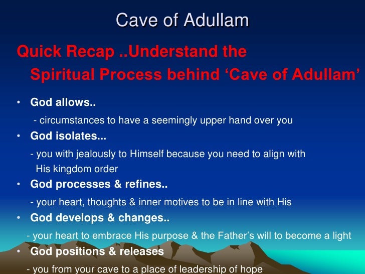 Cave of adullam