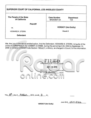 CA Verdicts - incomplete (partial consensus on TWO COUNTS) | PDF