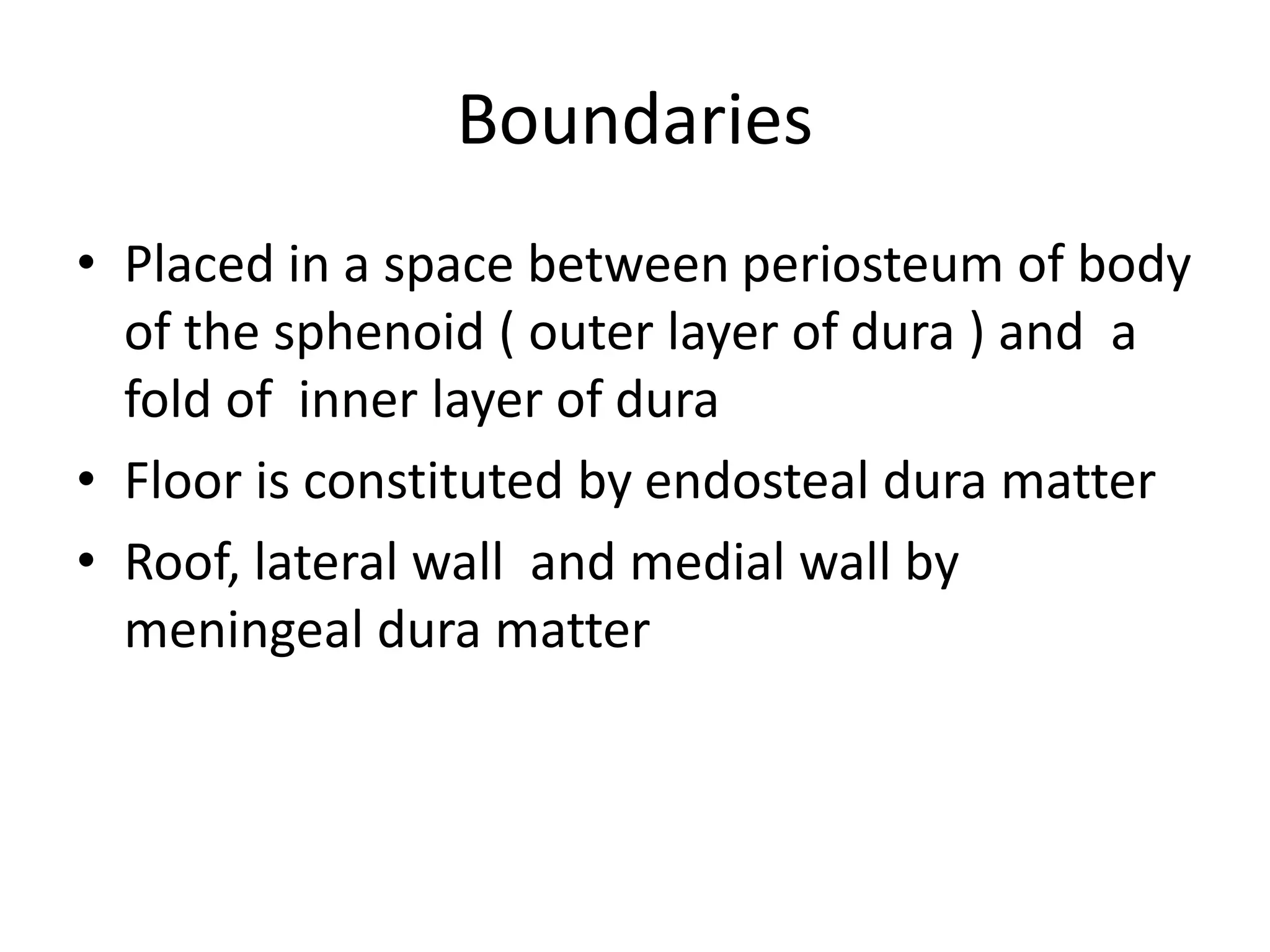 Cavernous sinus anatomy and clinical significance | PPTX